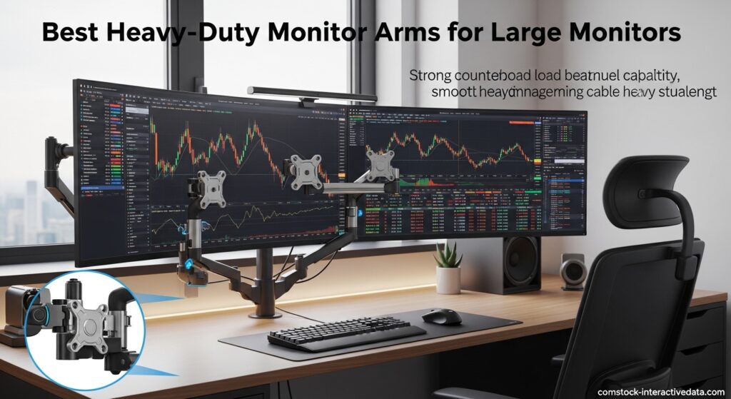 12 Best Heavy-Duty Monitor Arms for Large Monitors (July 2026)